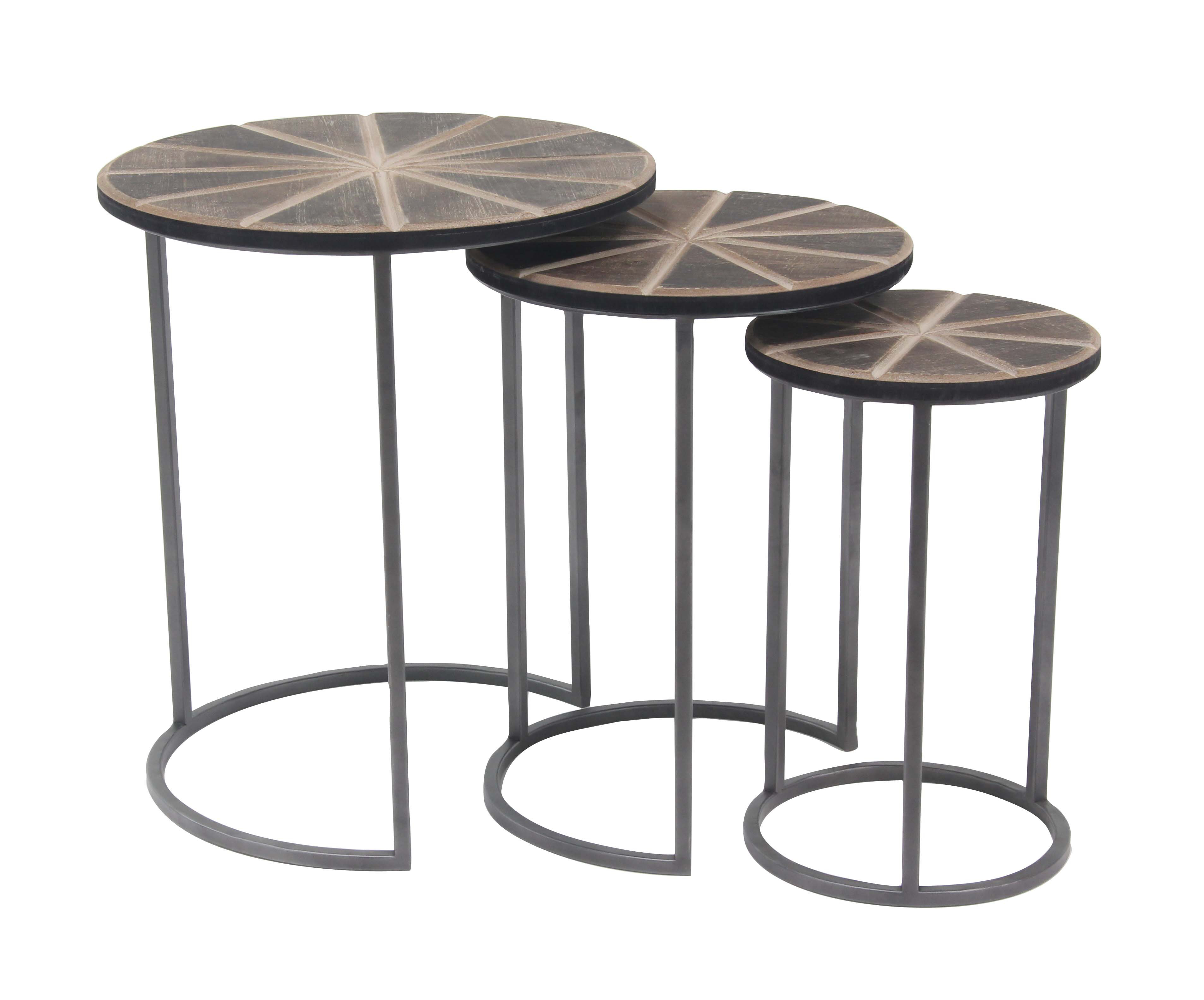 Brayden Studio Crossett 3 Piece Nesting Tables - Wayfair Canada