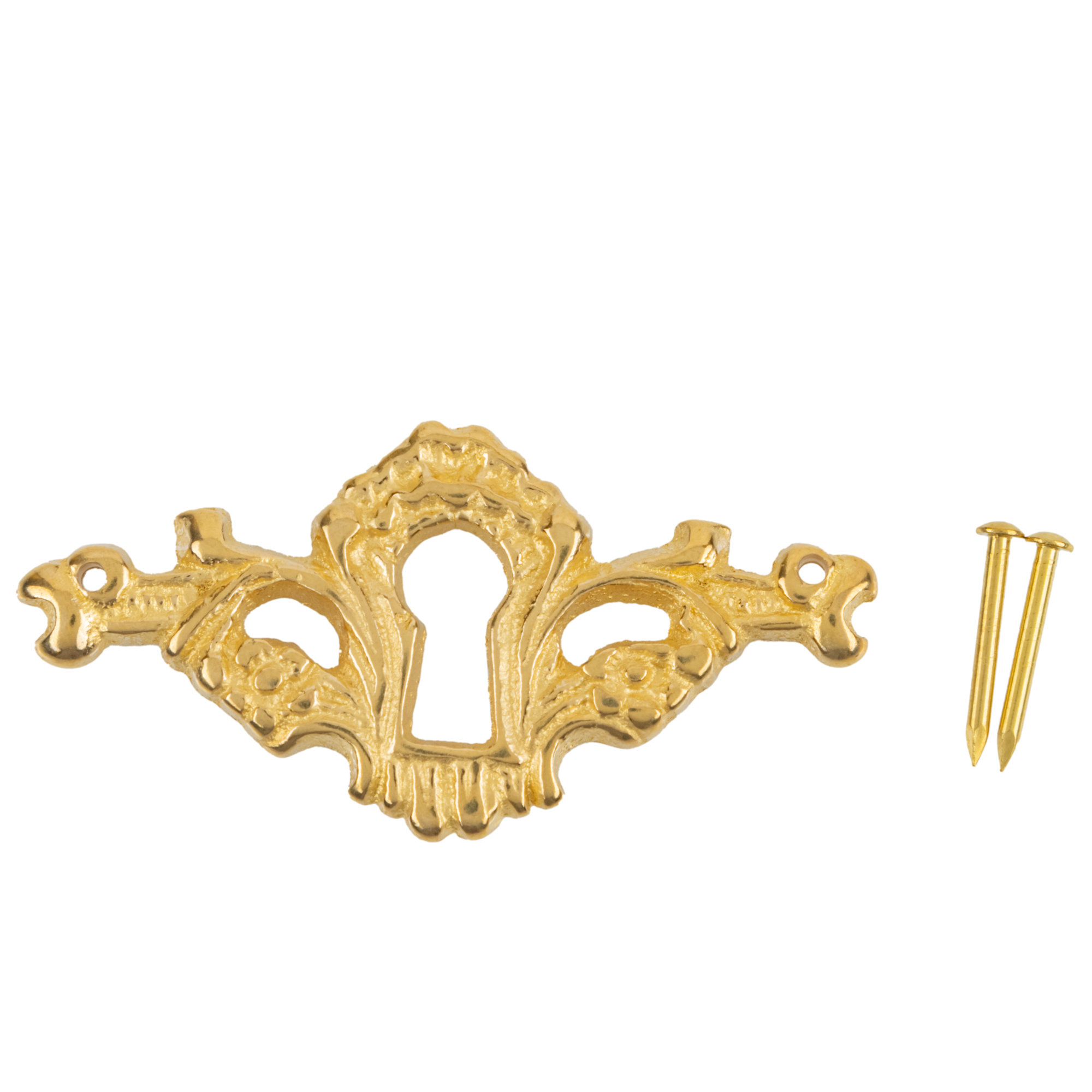 UNIQANTIQ HARDWARE SUPPLY Decorative Cast Brass Keyhole Cover | Wayfair