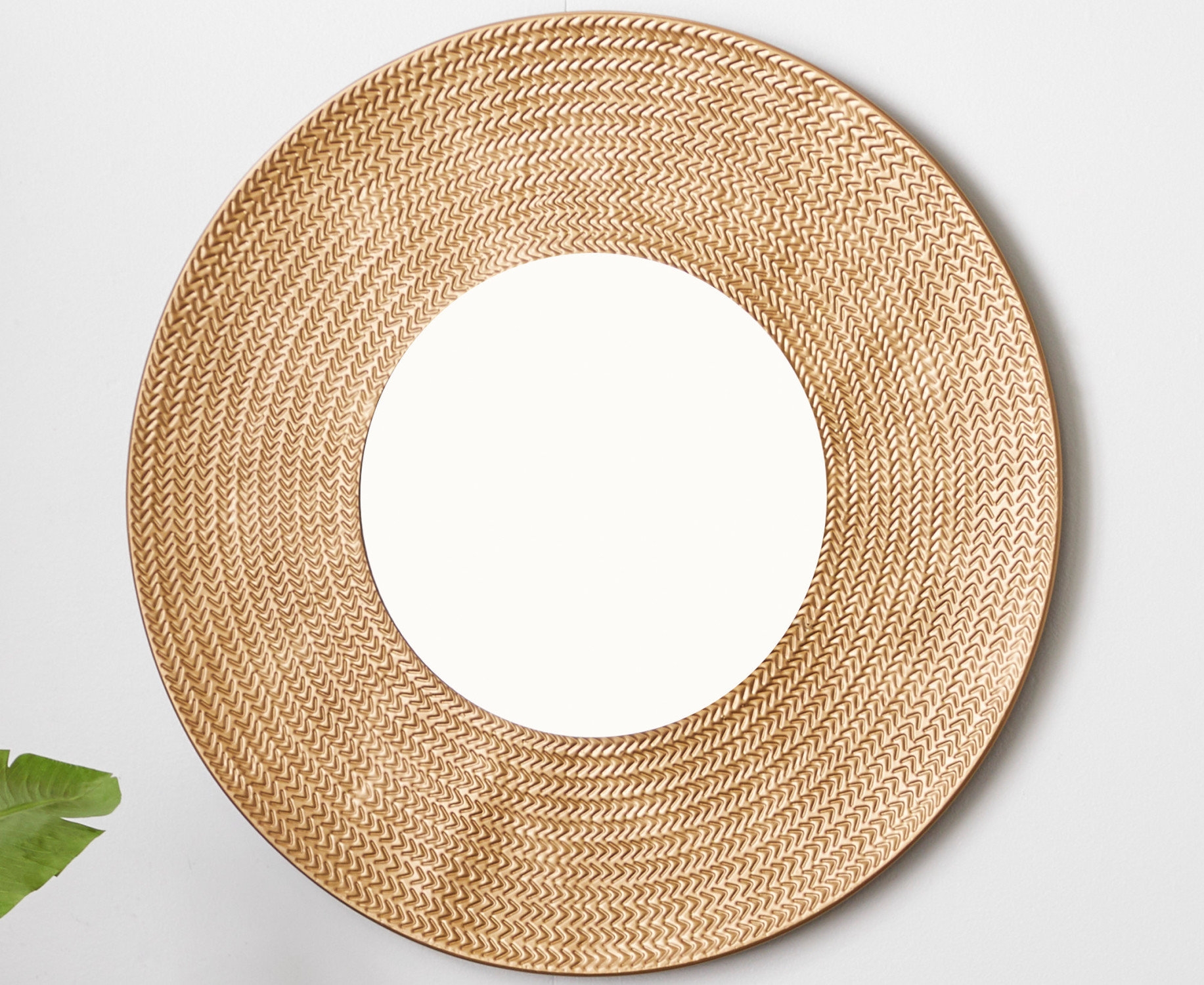 Novogratz Metal Circle Wall Mirror | Wayfair