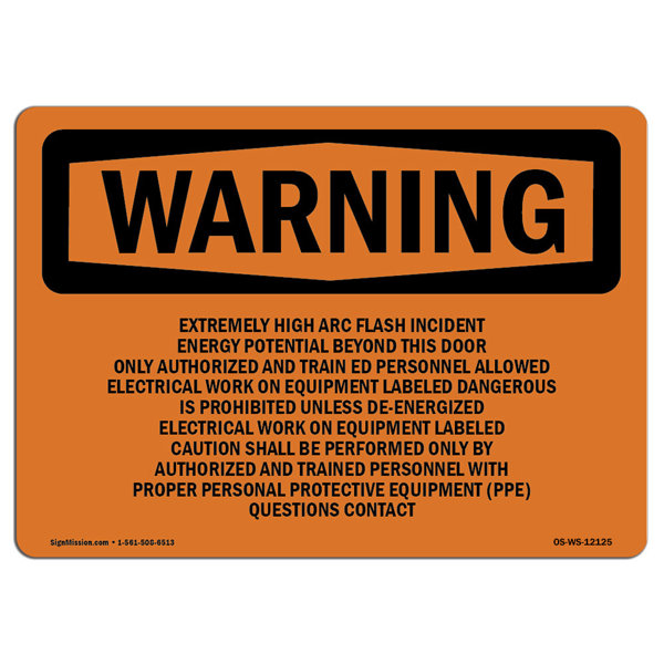 SignMission Osha Warning Sign - Wayfair Canada