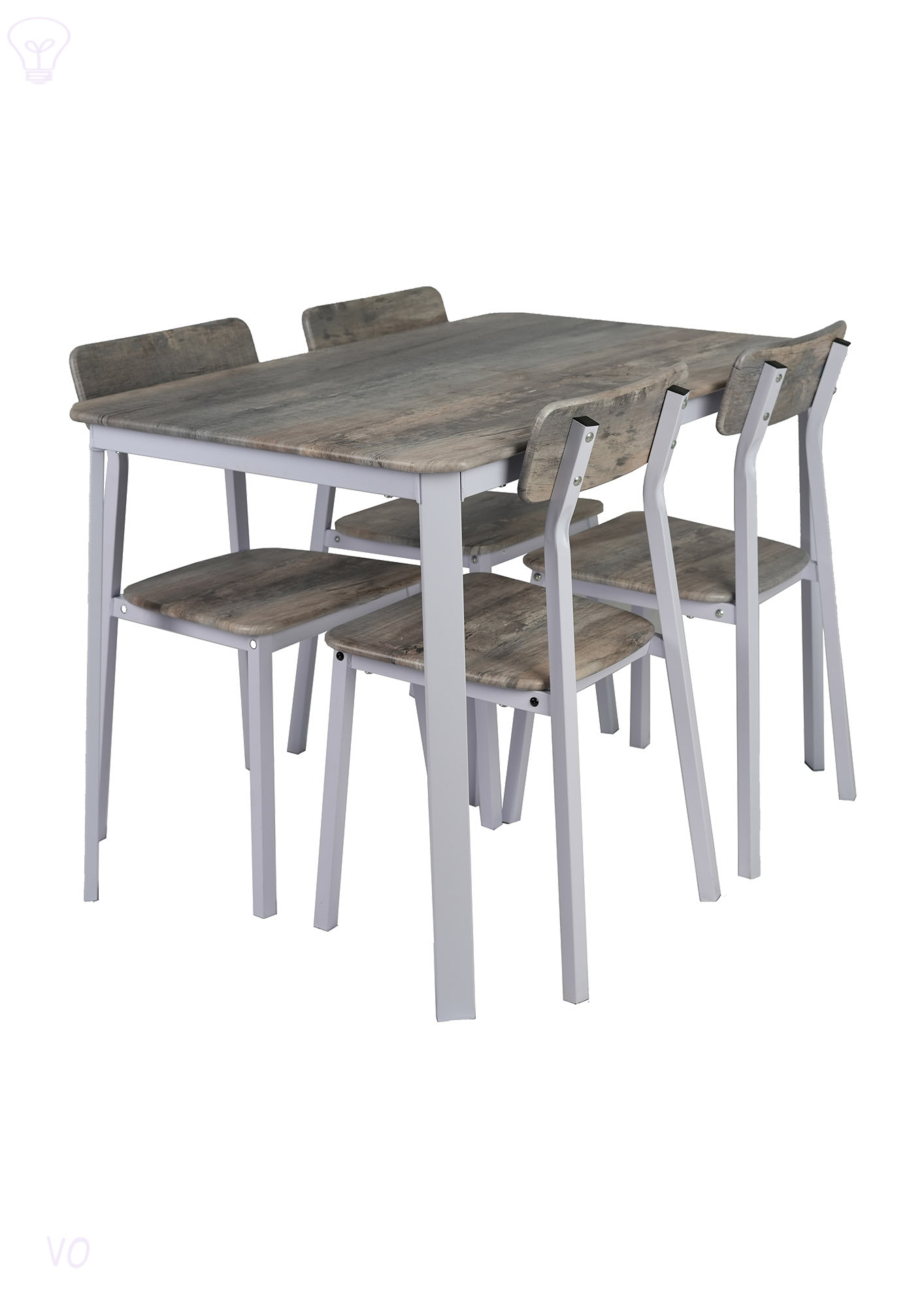 17 Stories Modern Dining Table Set, Kitchen Table Set, Dining Table And ...