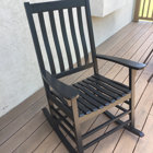Plow & Hearth Indoor/Outdoor Slatted Wood Rocker & Reviews | Wayfair