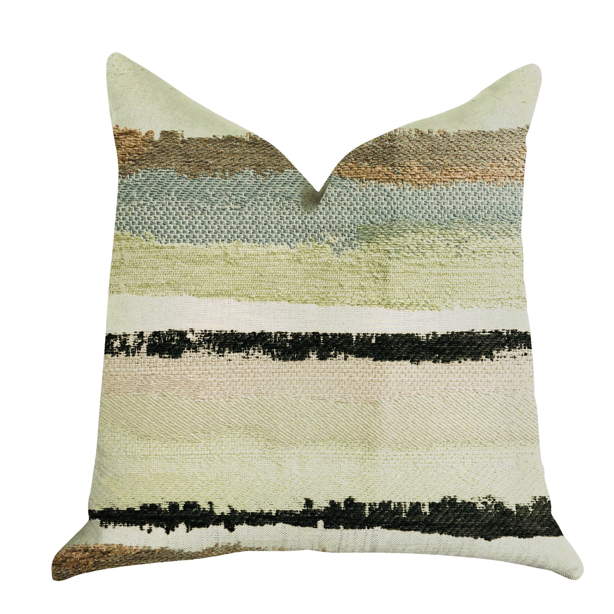 Plutus Brands Lime Stone River Sand Luxury Pillow | Wayfair