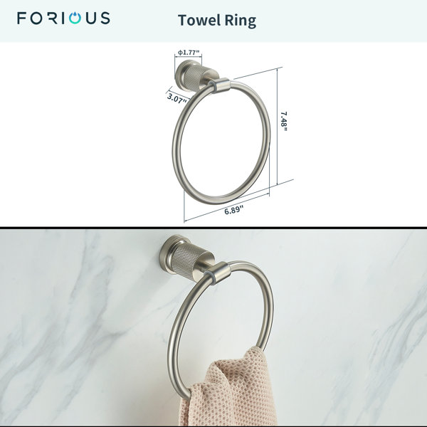 FORIOUS 4 - Piece Bathroom Hardware Set & Reviews | Wayfair