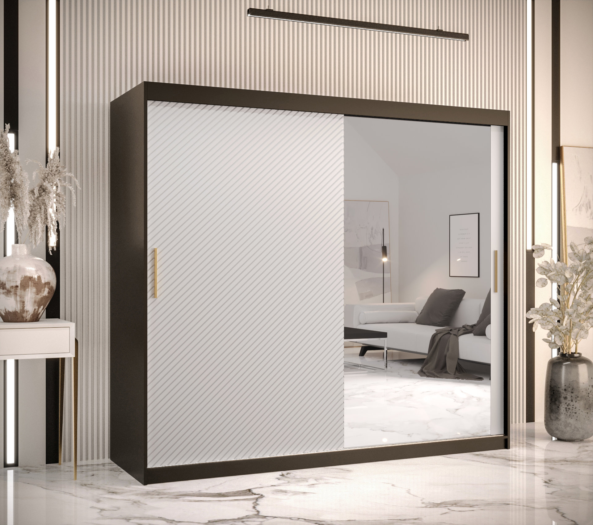 Brayden Studio Benjee 2 Door Manufactured Wood Wardrobe | Wayfair.co.uk