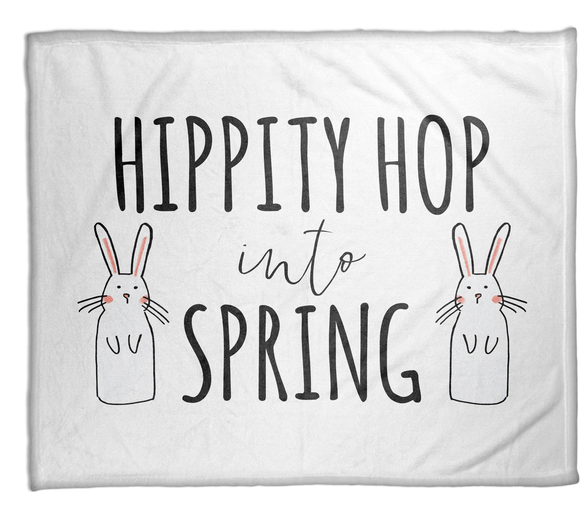 Designs Direct Creative Group Hippity Hop Into Spring Fleece Throw ...