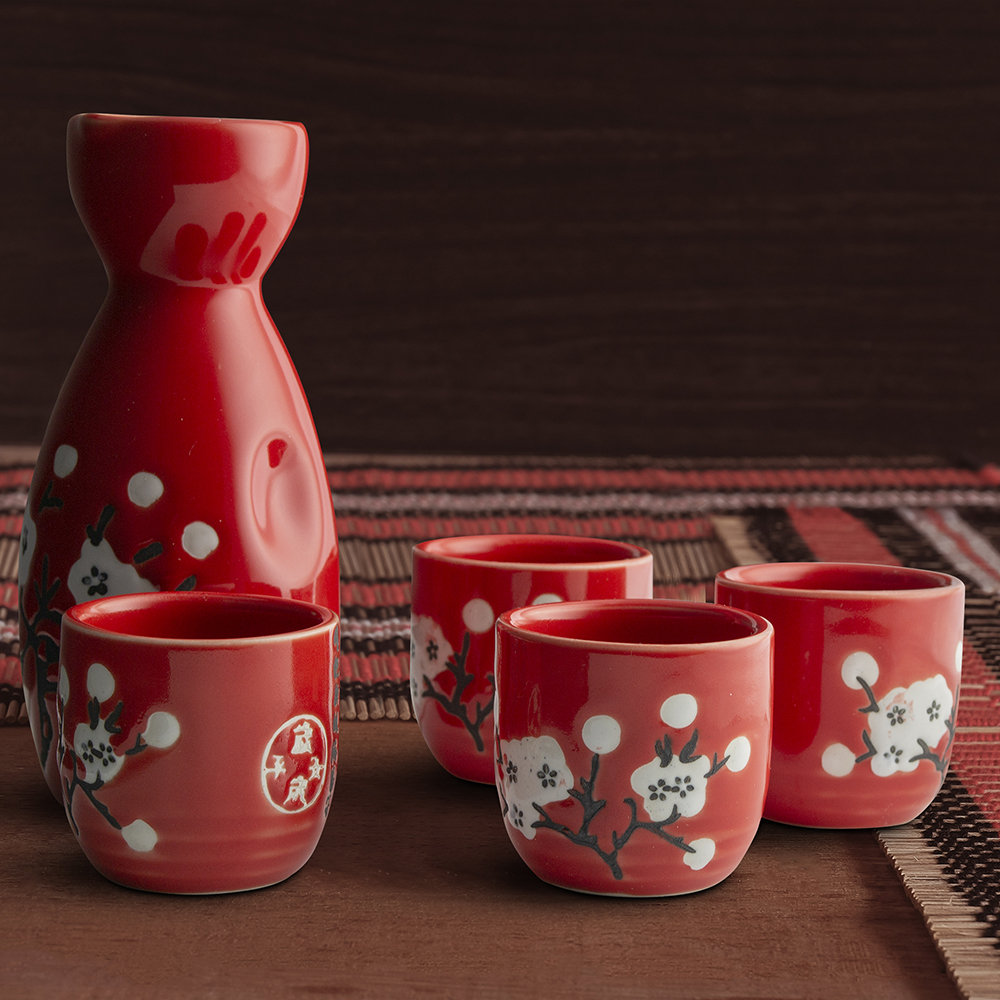 Red Barrel Studio® 4 Piece Ceramic Glassware Set | Wayfair