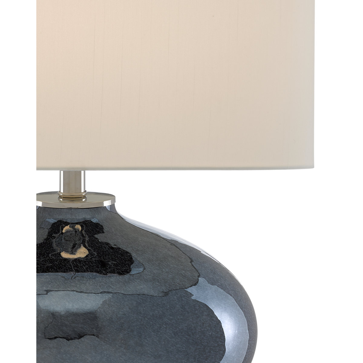 Currey & Company Lucent 21.75" Blue/Nickel Table Lamp & Reviews | Perigold