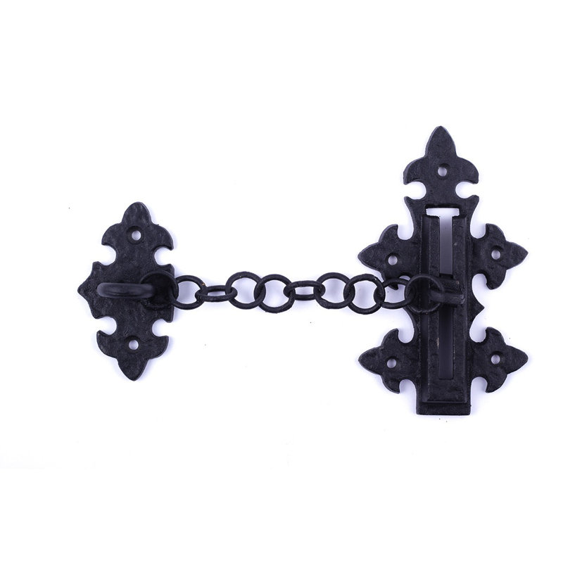 The Renovators Supply Inc. Wrought Iron Chain Gate Door Slide Latch ...