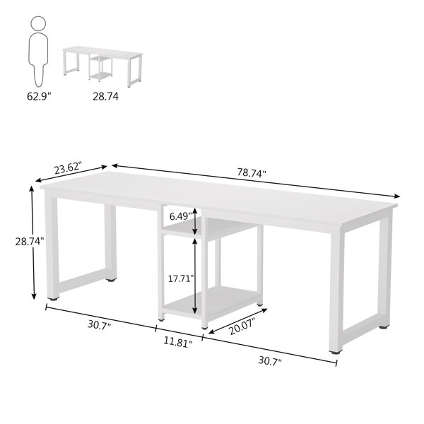 Latitude Run® Dalya Desk & Reviews | Wayfair