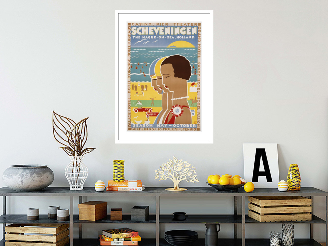 Red Barrel Studio® Scheveningen - The Hague-On-Sea - Holland Poster by ...