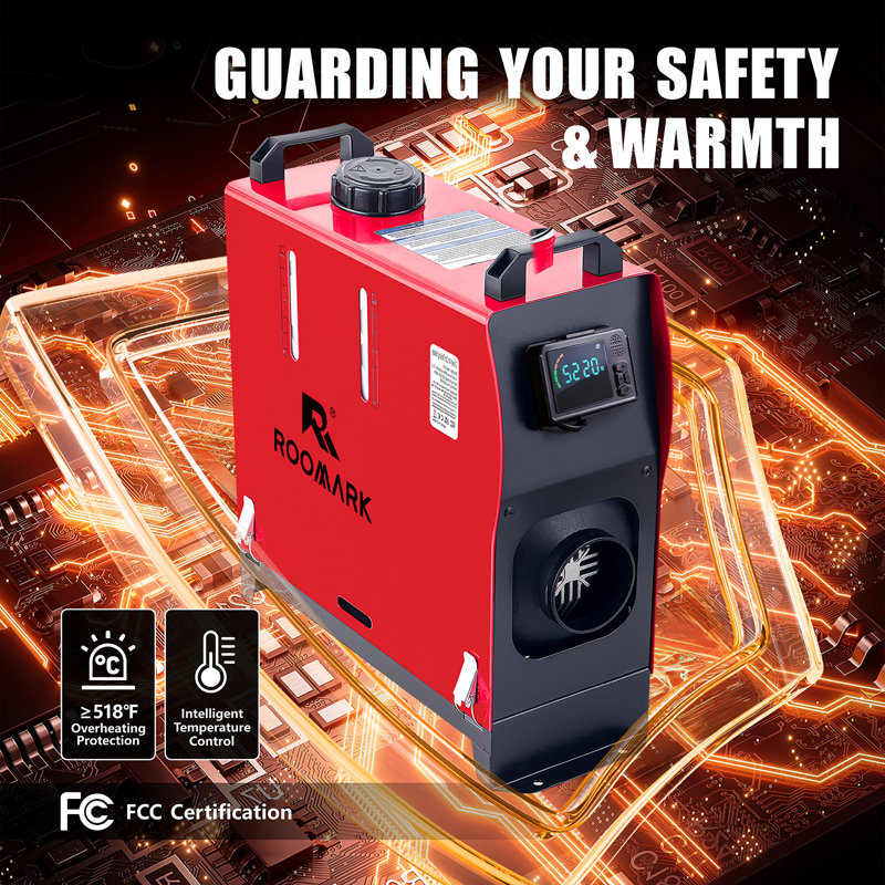 ROOMARK 12V All-In-One Portable Diesel Parking Air Heater, Parking Bunk ...