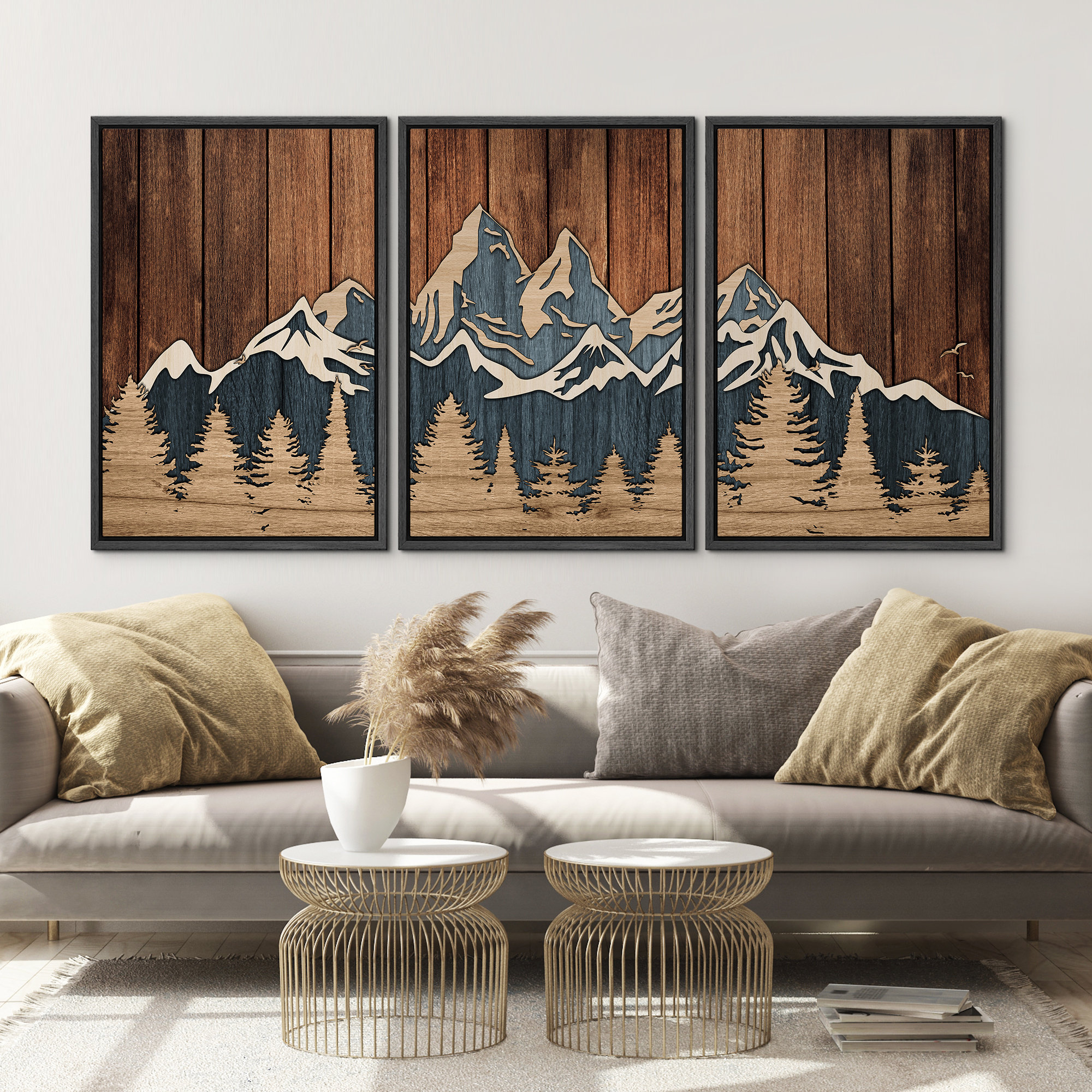 wood effect canvas