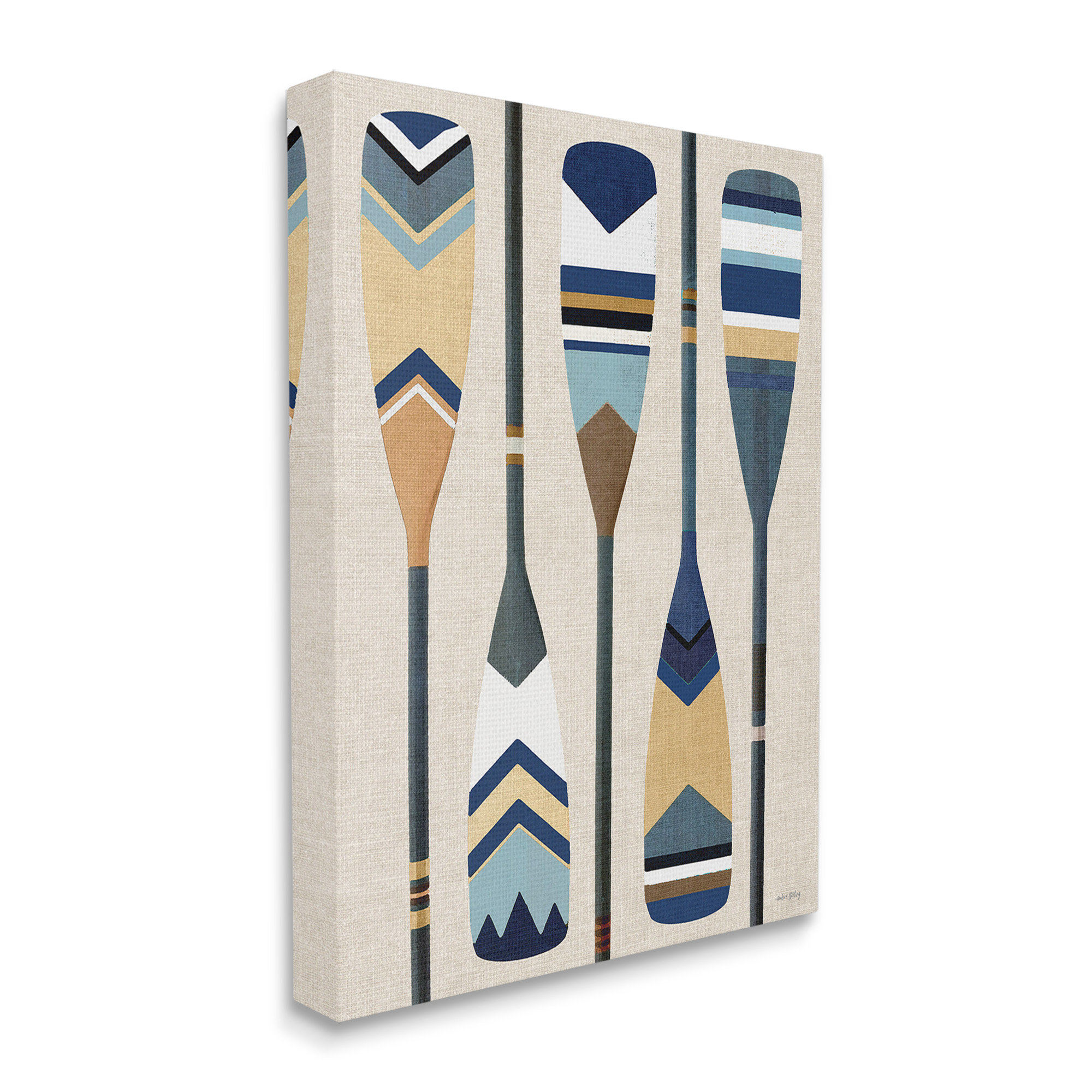 Breakwater Bay " Nautical Boat Oars Floater Frame " by Amber Sterling ...