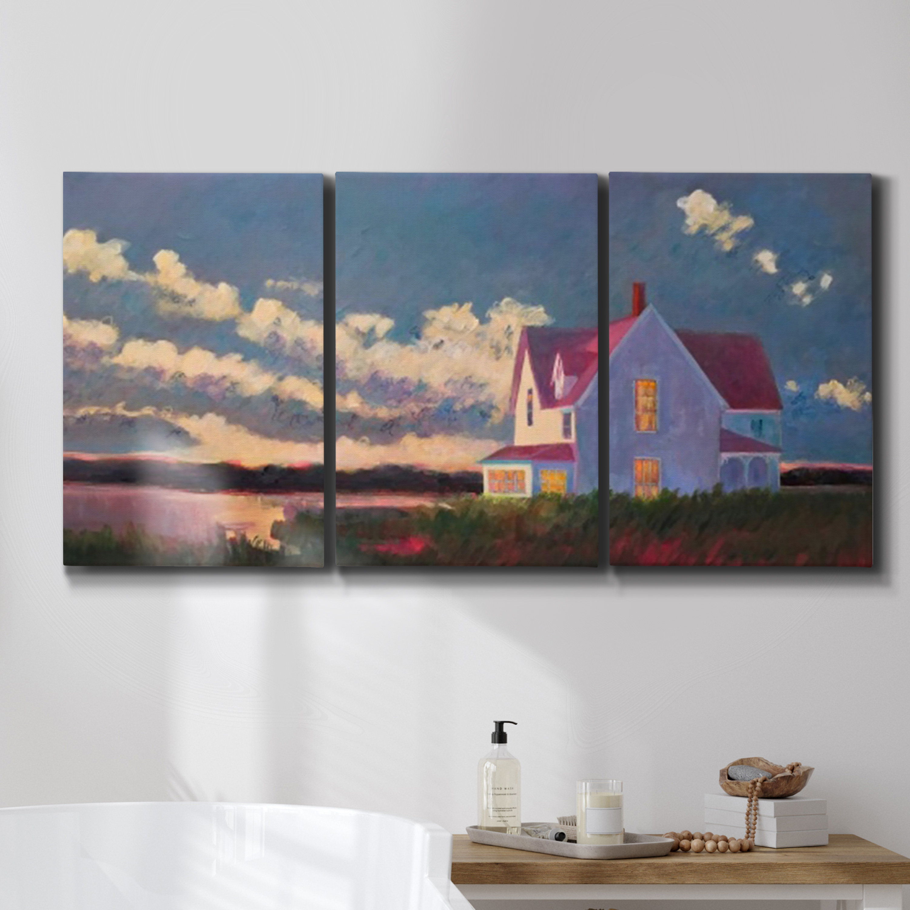 WexfordHome " Liquid Screen I " 3 - Pieces | Wayfair