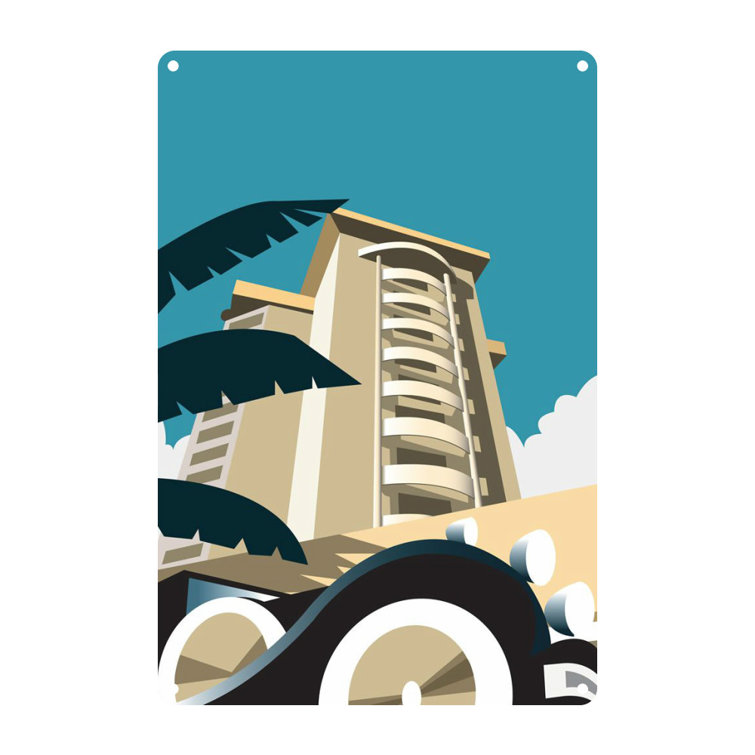 East Urban Home Band Stand with Deck Chairs Graphic Art | Wayfair.co.uk