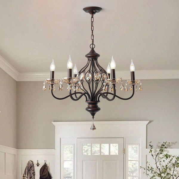 Blue Elephant Enye 6 - Light Dimmable Classic / Traditional Crystal ...
