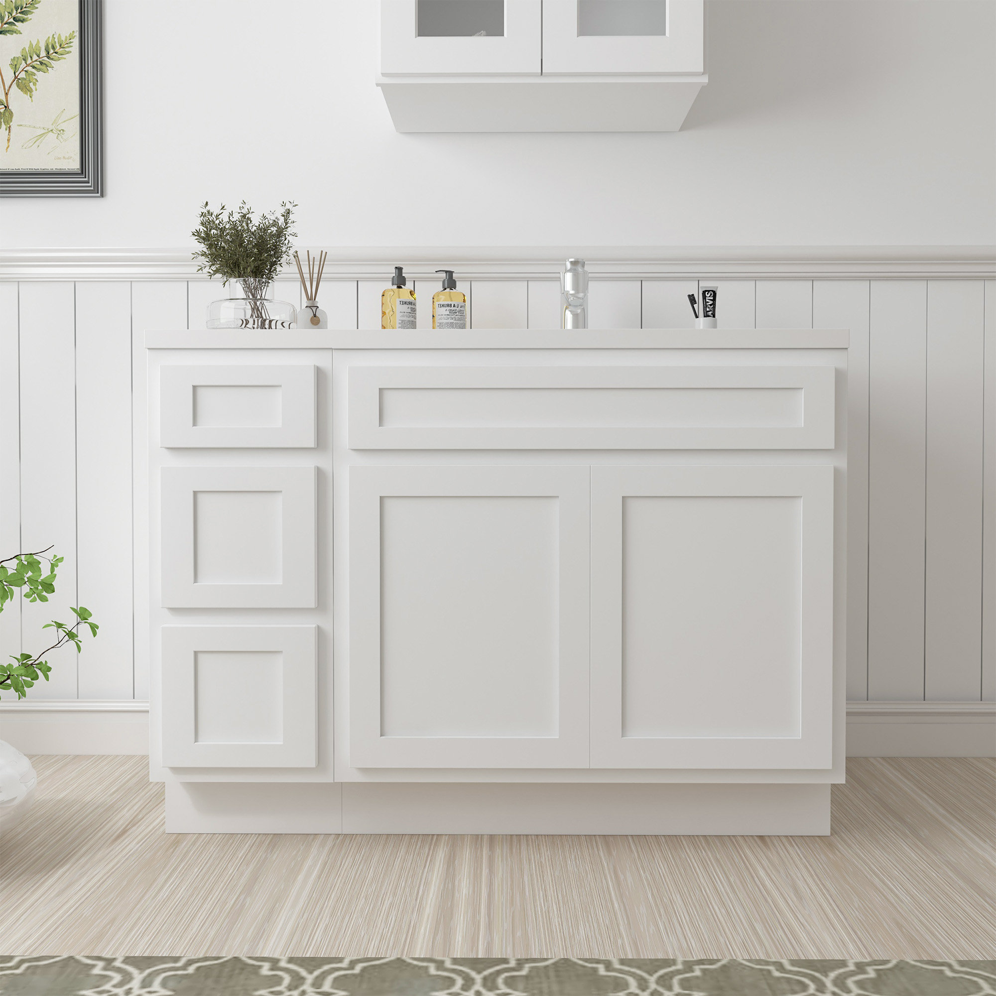 Home Beyond 45'' Single Bathroom Vanity Base Only & Reviews | Wayfair