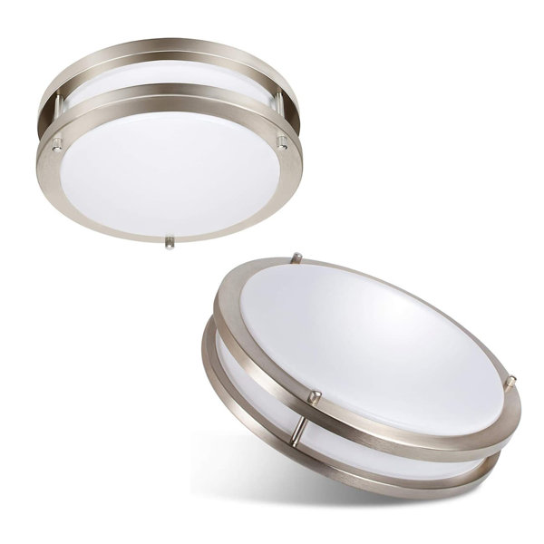 AWOSTA Dimmable LED ceiling light, 13-inch recessed fixture, bedroom ...