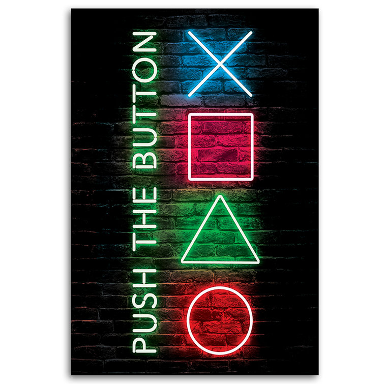 Happy Larry Game Console Controller for Gamers - Wrapped Canvas Art ...