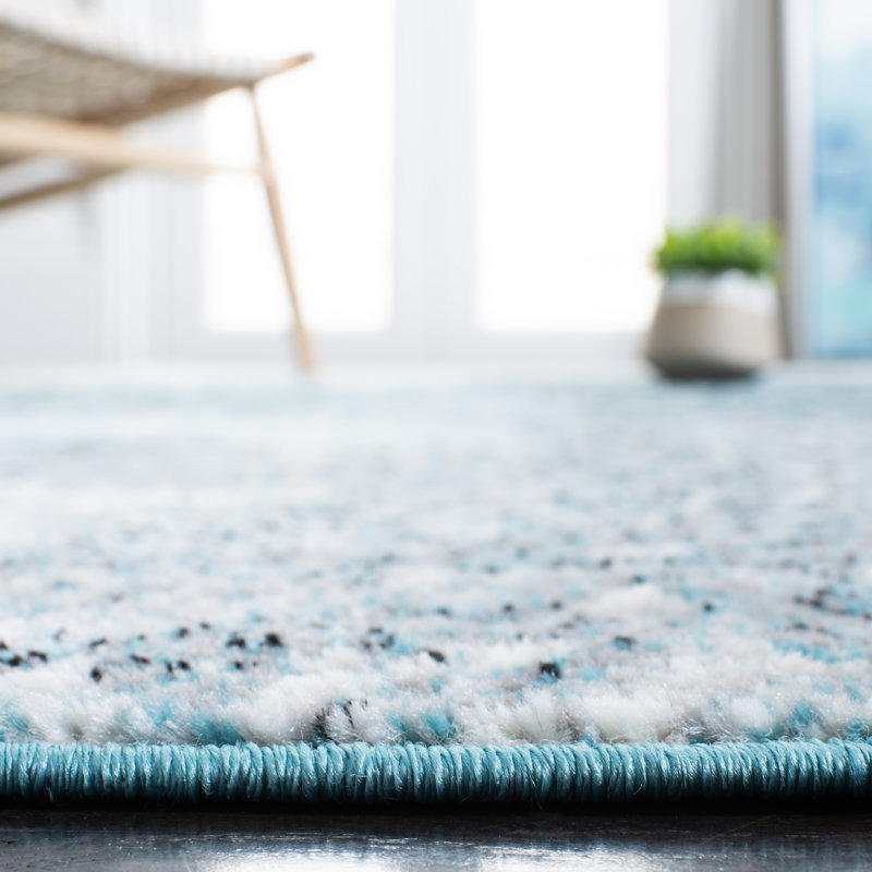 Trent Austin Design® Mclawhorn Abstract Teal Area Rug & Reviews | Wayfair