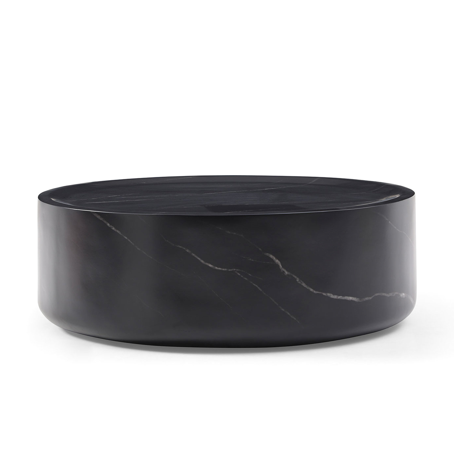 Brayden Studio® Fiberglass Coffee Table, Round Shape, No Assembly ...