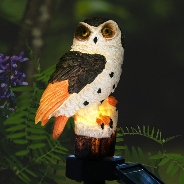 Aptoco Low Voltage LED Solar Owl Lights Waterproof Pathway Christmas ...