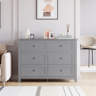 Winston Porter Grey 6 Chest Of Drawer Dresser, Modern Dresser With Deep ...