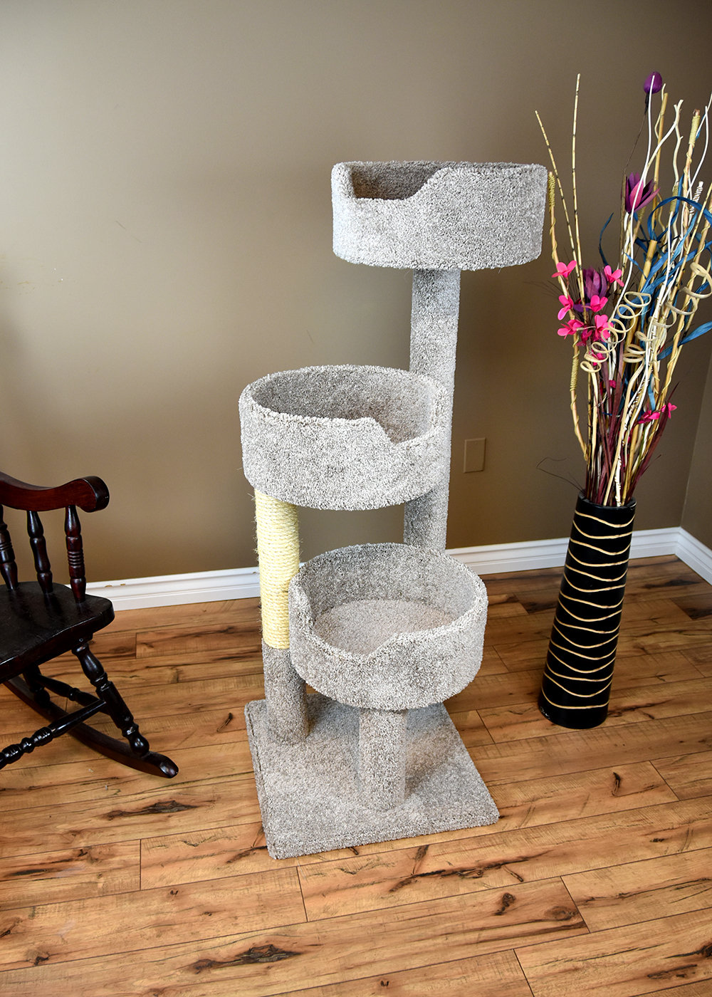 New Cat Condos 52" Deluxe Cat Tree & Reviews | Wayfair