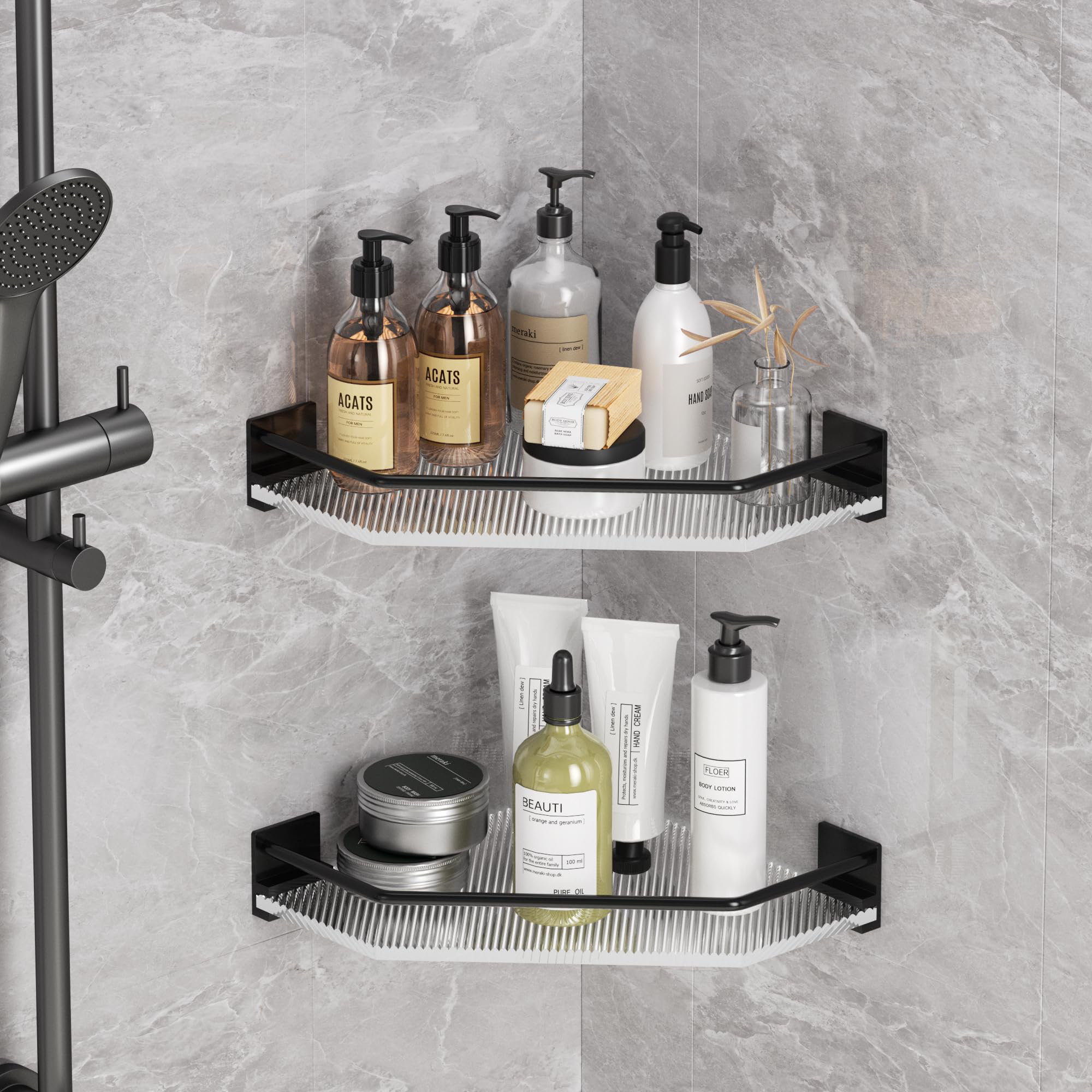 Rebrilliant Bathroom Corner Organizer, Corner Shelves For Vanity ...