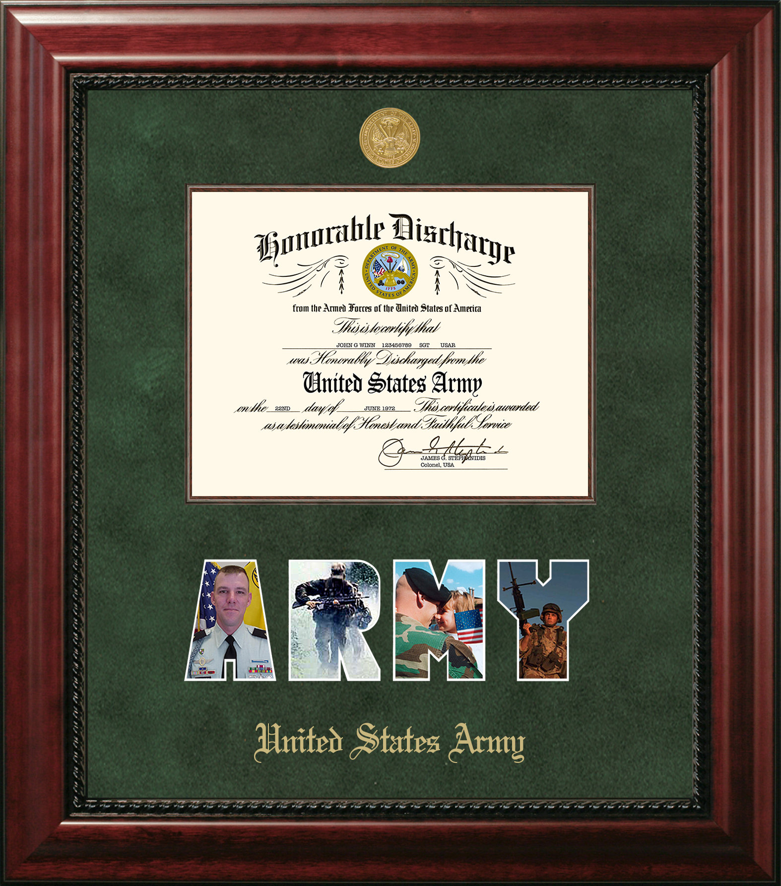 Patriot Frames Army Discharge Executive Picture Frame | Wayfair