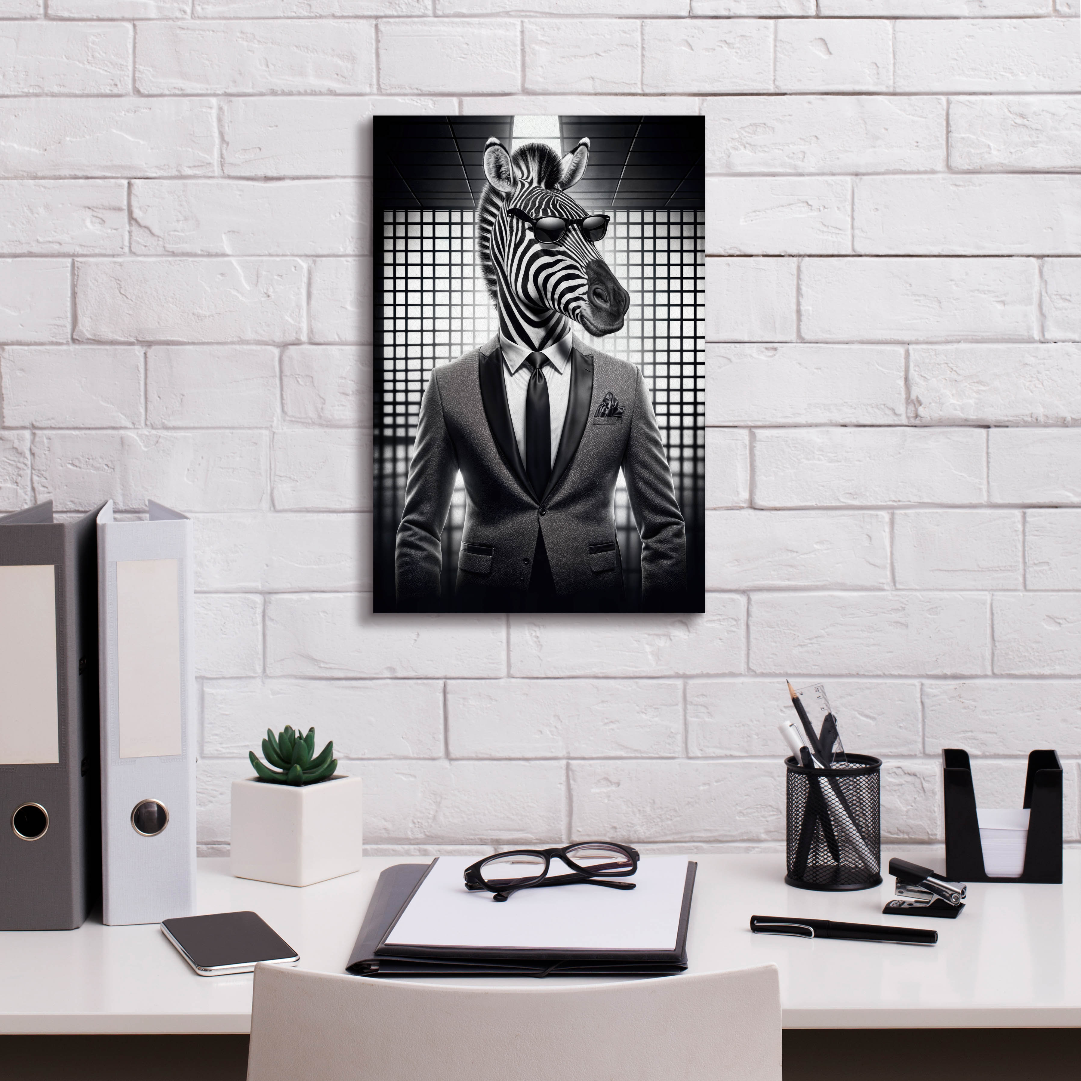 Trinx 'Mr. Zebra' by Rey Klimt Canvas Wall Art | Wayfair