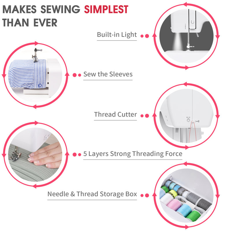 Advwin 59 Built-in Stitches Sewing Machine | Wayfair