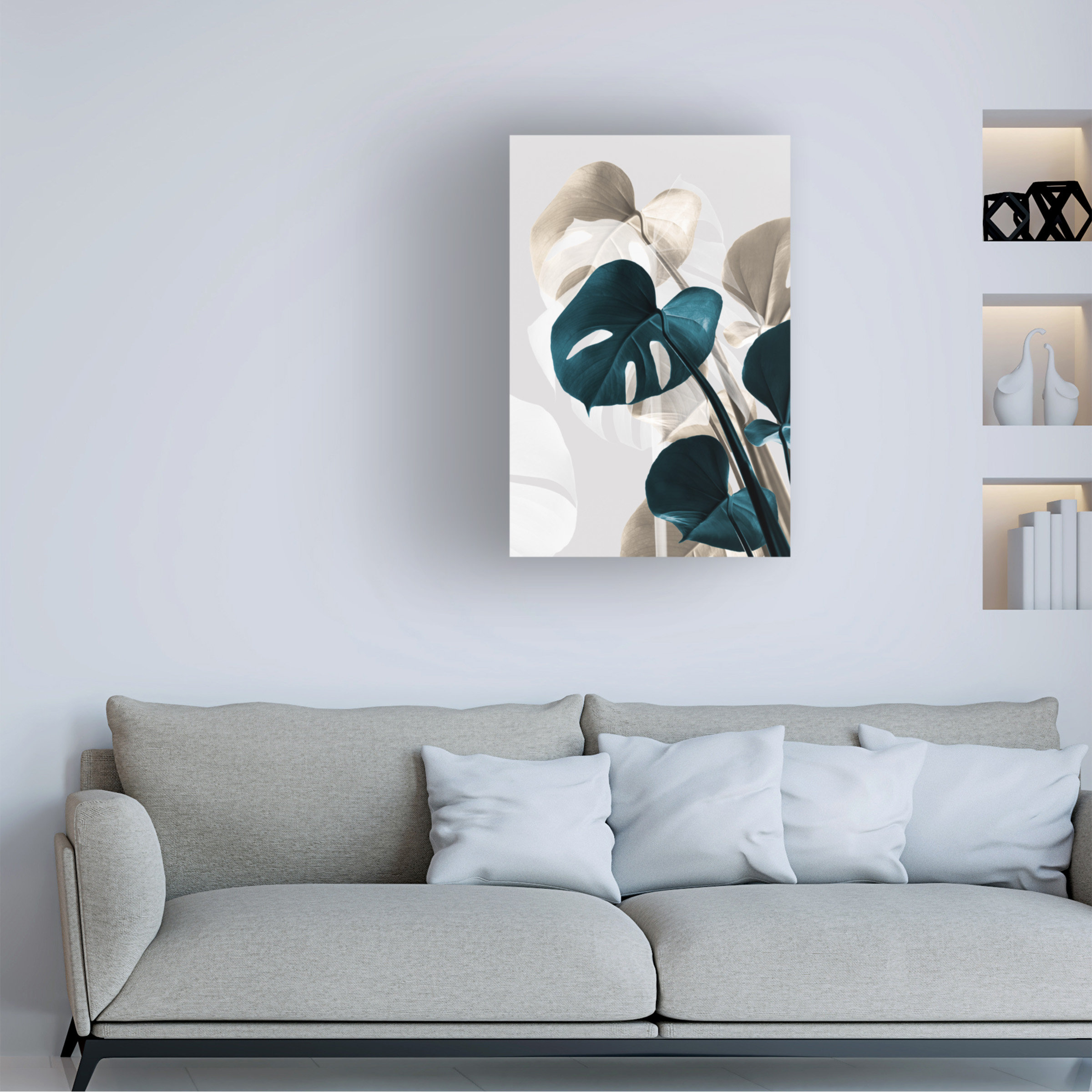 Ebern Designs Bolog Pictufy Studio Monstera Creative 10 Canvas Art ...