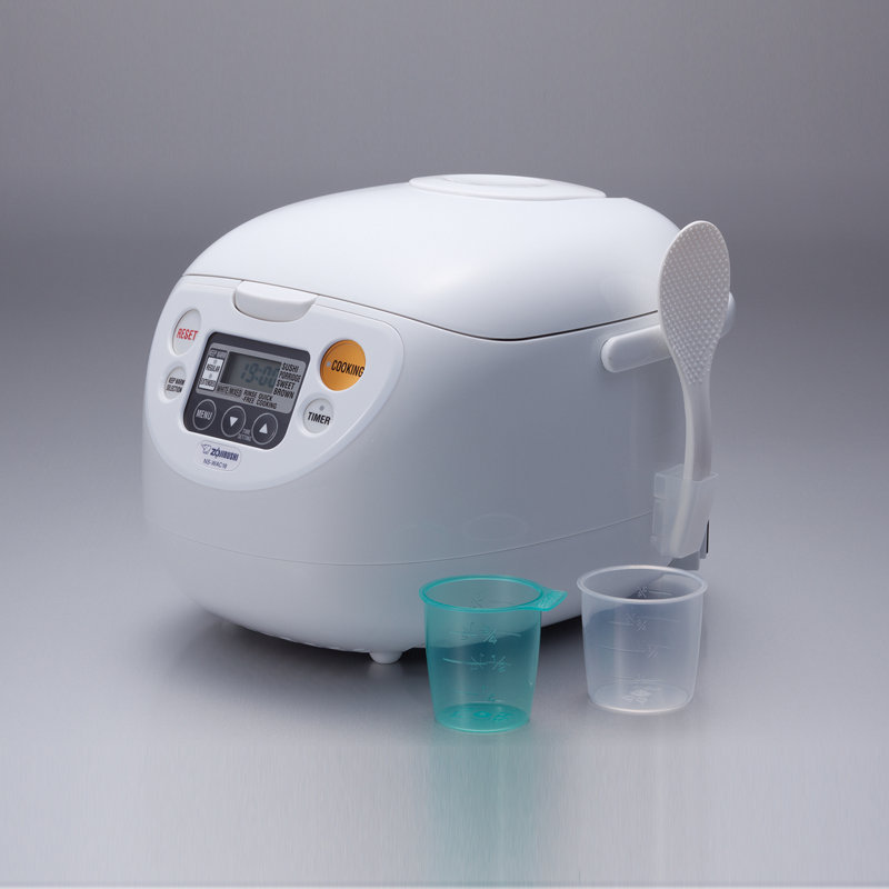 Zojirushi Micom Rice Cooker & Warmer, Cool White & Reviews | Wayfair