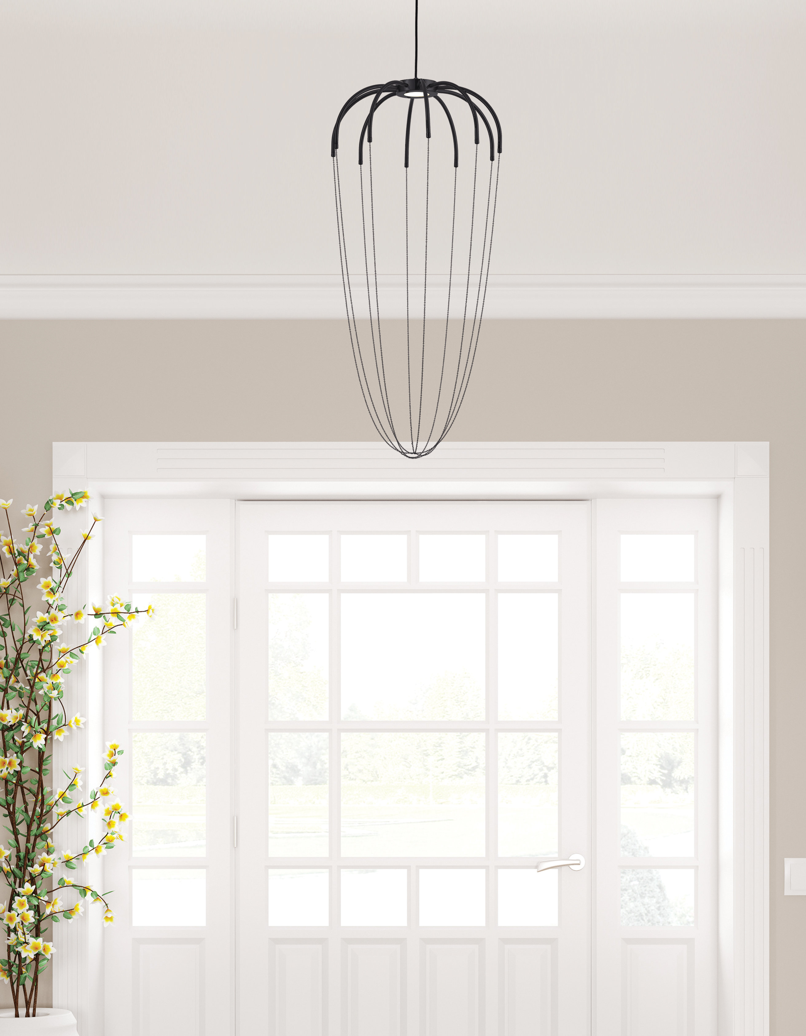 Dainolite Perla Pendant - 20W - Matte Black | Wayfair