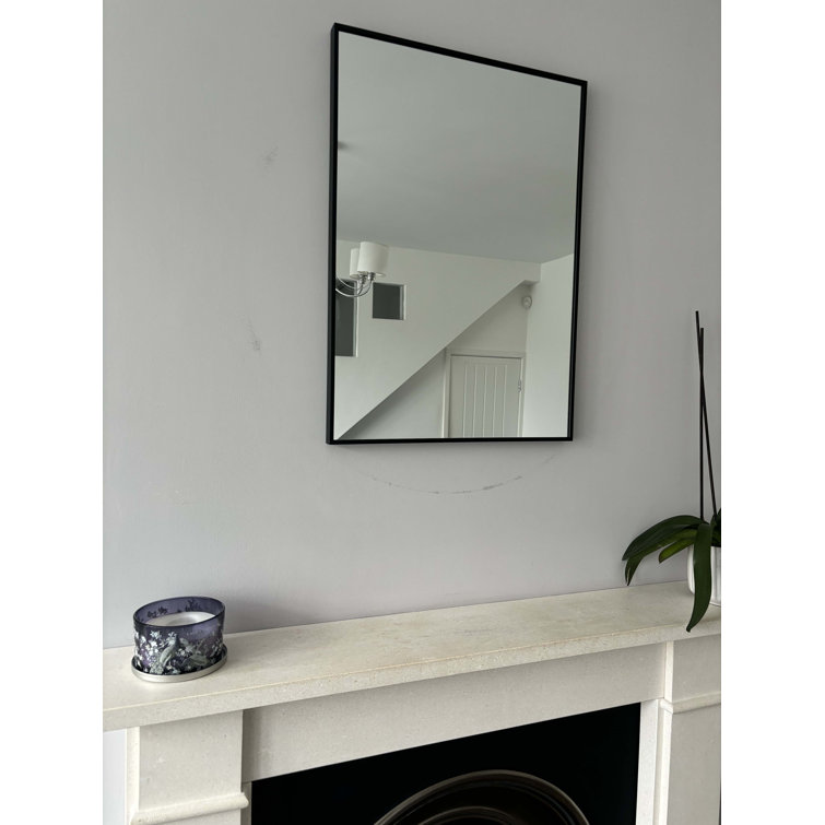 Andrew Gerard Mirrors Amos Rectangular Metal Wall Mirror | Wayfair.co.uk