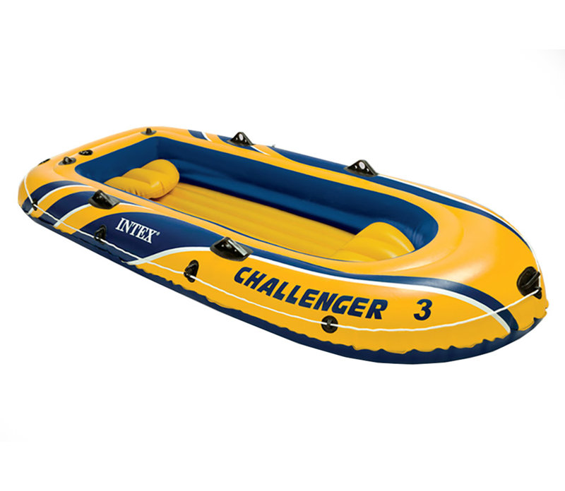 Intex Inflatable Raft Boat Set With Pump And Oars, Yellow (3 Pack ...
