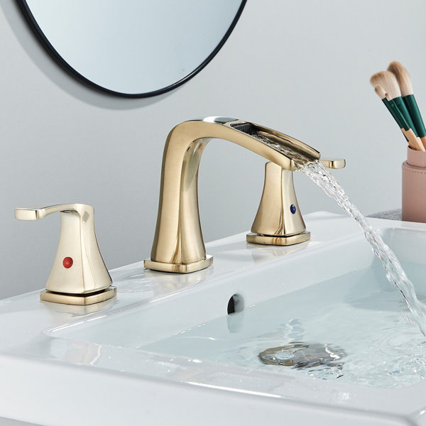 Senlesen Widespread Faucet 2-handle Bathroom Faucet | Wayfair