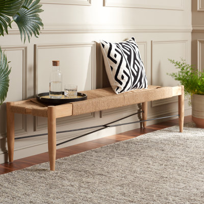 Longshore Tides Ashala Solid Wood Bench & Reviews | Wayfair