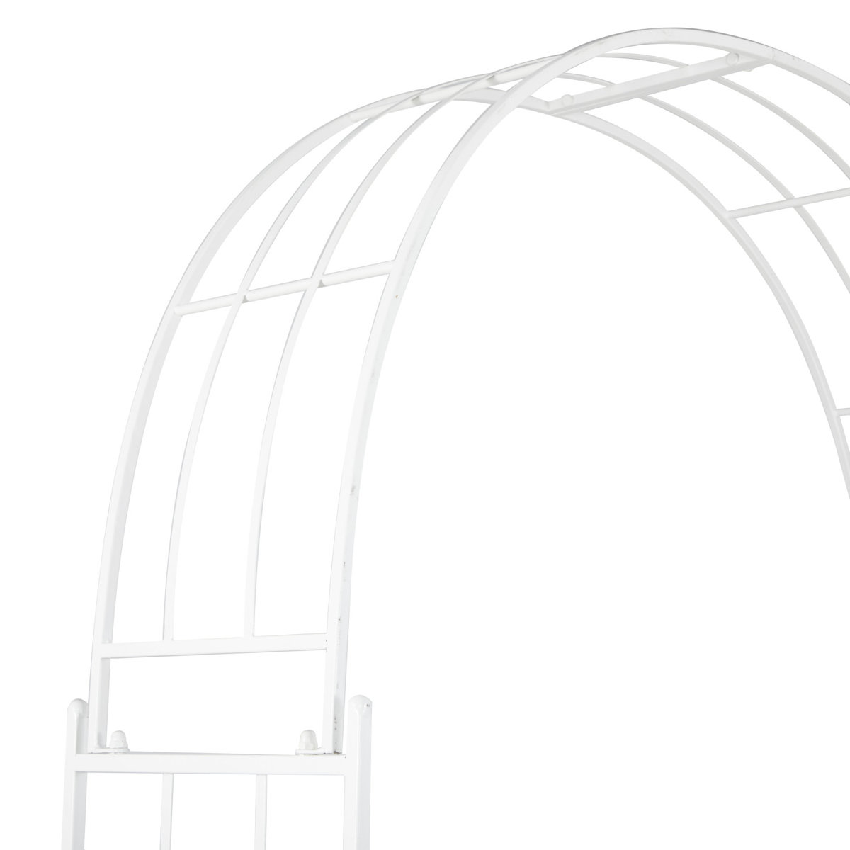 Red Barrel Studio® Coletin Metal Indoor Outdoor Arched Garden Arbor ...