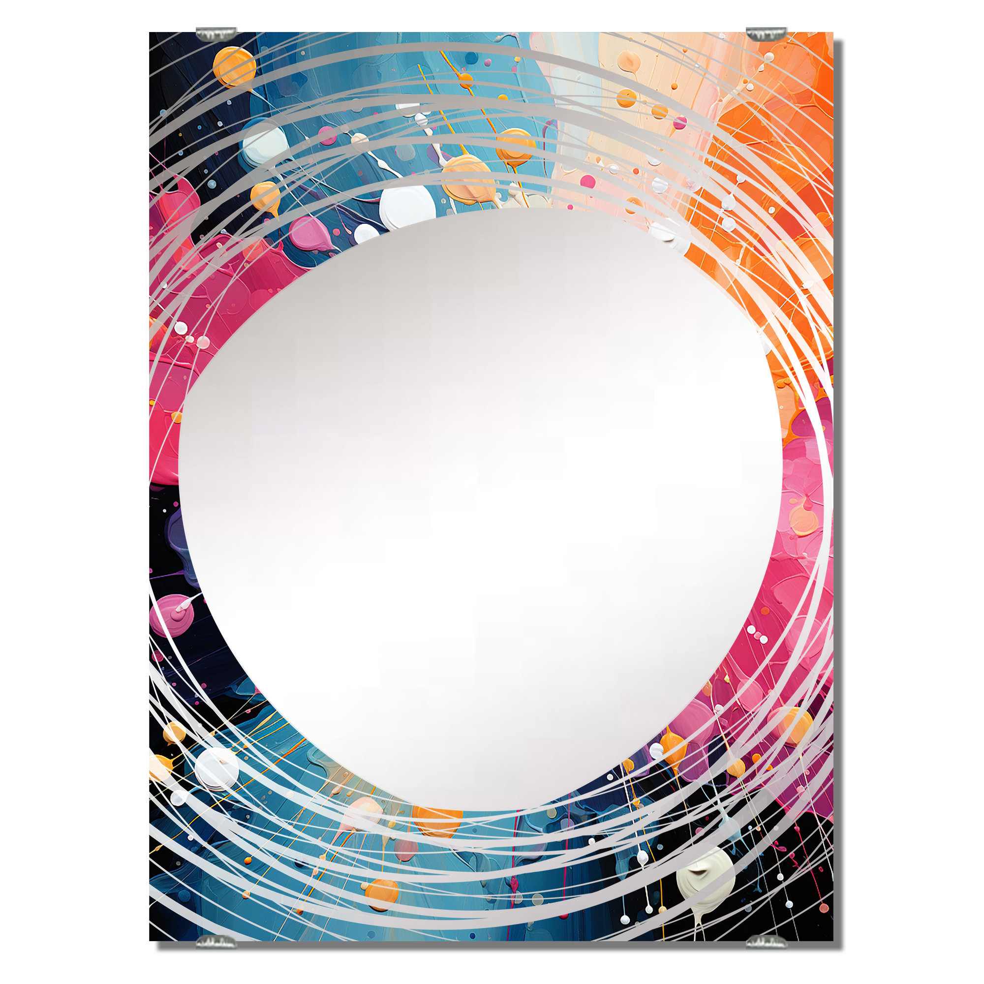 East Urban Home Nhan - Pop Art Decorative Wall Mirrors MIR135792 | Wayfair