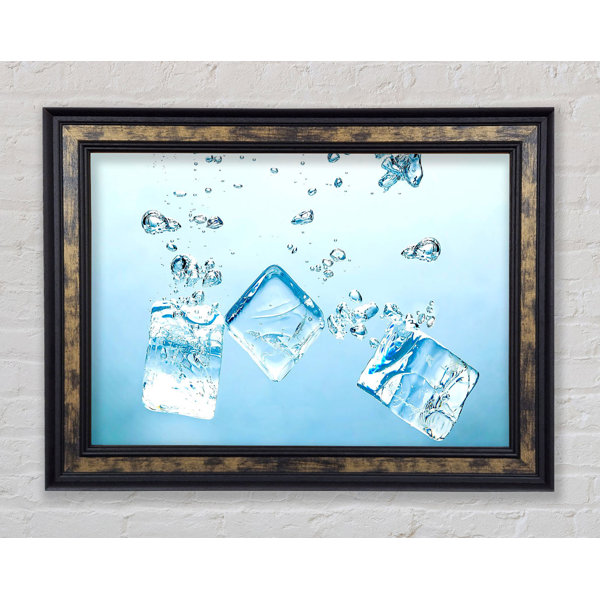Bright Star Ice Cubes Bubbles - Single Picture Frame Art Prints ...