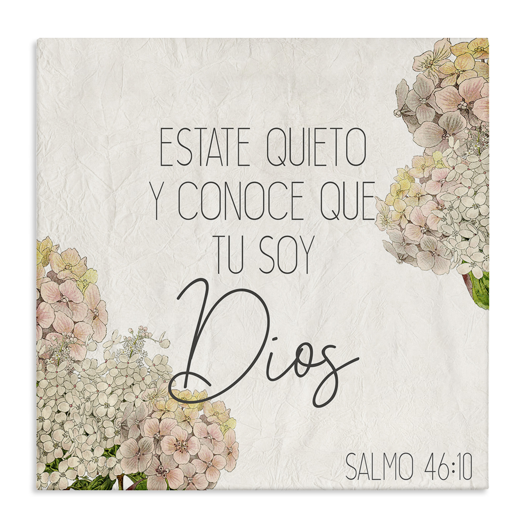 Trinx Estate Quieto Salmo 46:10 Canvas Wall Art by Kim Allen | Wayfair