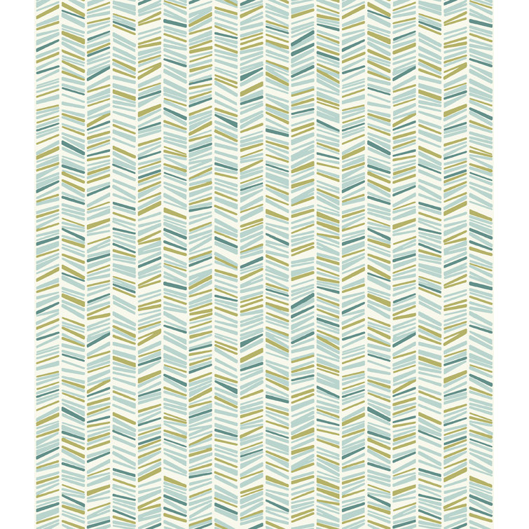 George Oliver Kajira Peel & Stick Chevron Roll | Wayfair