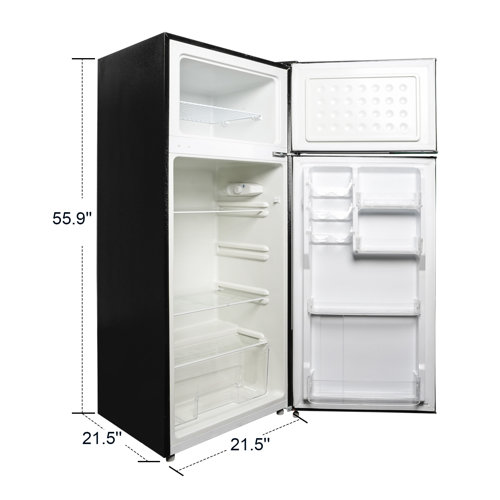 ACEM 22" 7.7 Cubic Feet Top Freezer Refrigerator | Wayfair