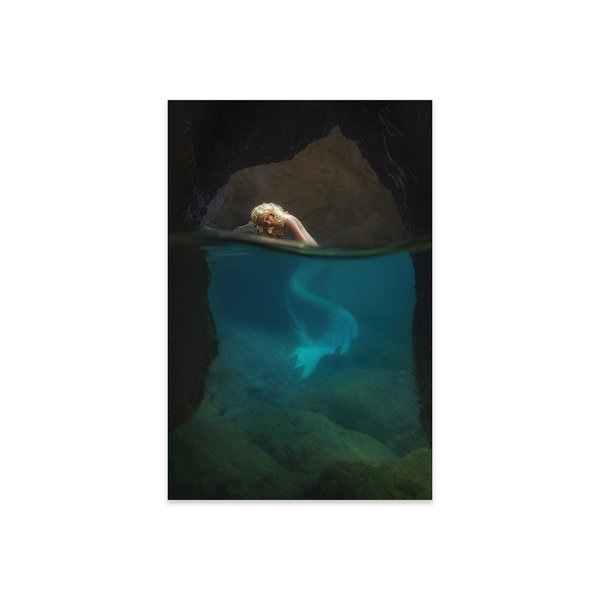 Hokku Designs The Rest of the Mermaid by Paolo Lazzarotti - Unframed ...