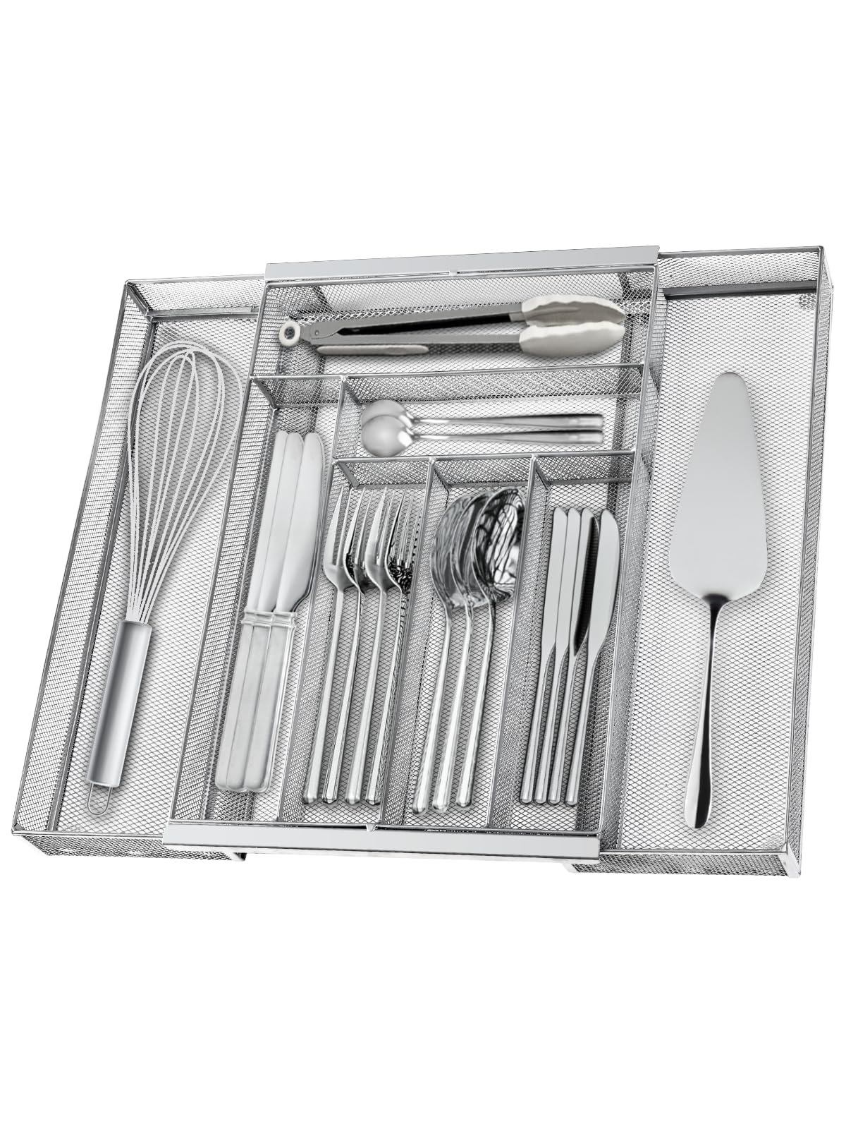Latitude Run® Cutlery Storage Rack, Drawer Organizer, Kitchen Drawer ...