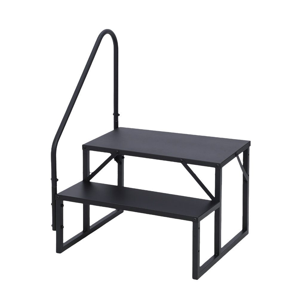 WFX Utility™ 2 Step Portable Rv Steps, Rv Entry Steps With Handrail, Rv ...