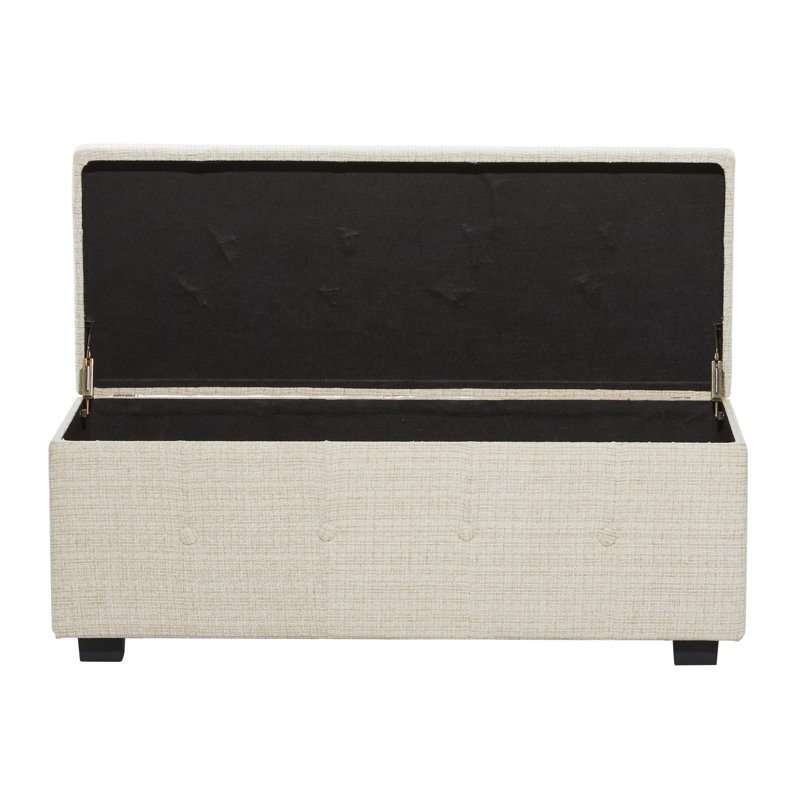 Hokku Designs 3 Piece Flip Top Storage Bench and Ottoman Set | Wayfair